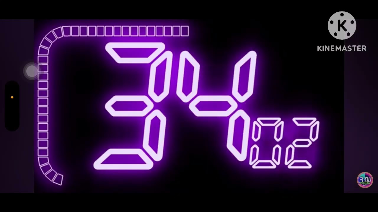 100 second neon timer loud version