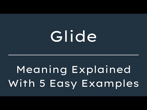 What Does Glide Mean? Glide Meaning in English With 5 Example Sentences