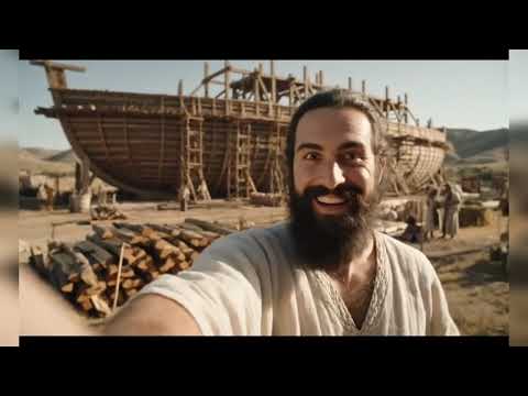 If bible character was influencer | Noah David Moses Jonah ( Google Ai Veo 3 Gemini )