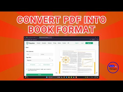 How to Convert PDF into Book Format - Step-by-Step Guide (2025)