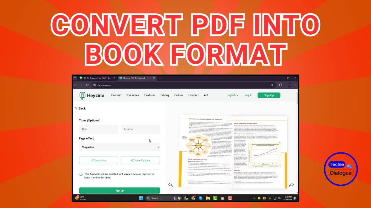 How to Convert PDF into Book Format - Step-by-Step Guide (2025)