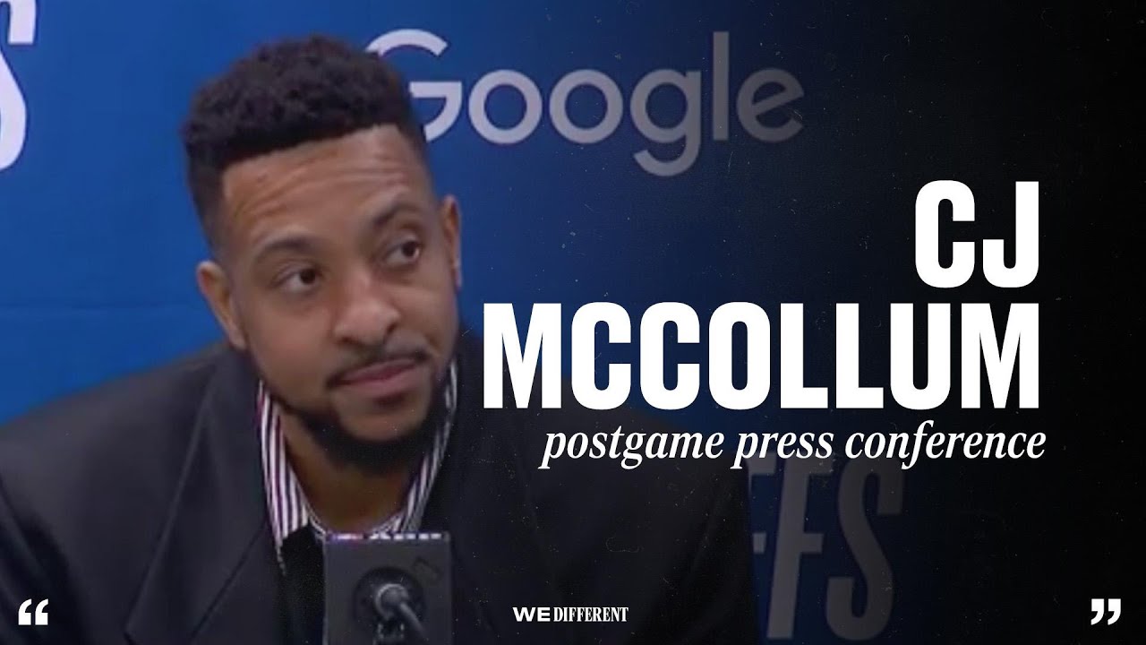 Hawks vs. Knicks Game 2 Postgame Press Conference: CJ McCollum