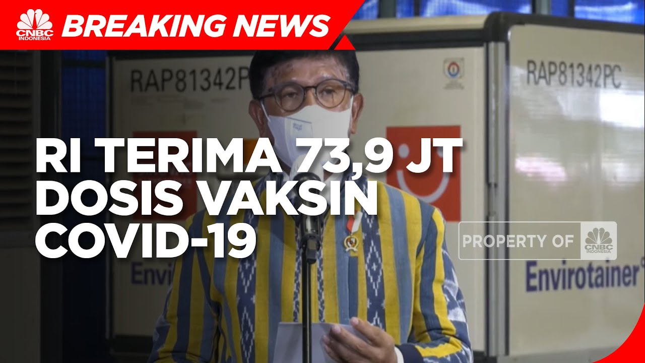 Menkominfo: Per April, RI Terima 73,9 Juta Dosis Vaksin Covid-19