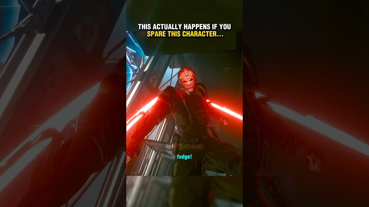 This Actually Happens if you Spare This Character #shorts #cyberpunk