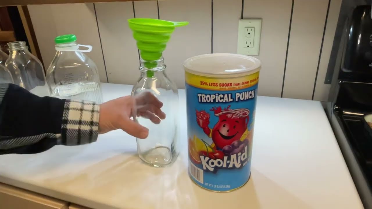 Making Kool Aid Fruit Punch. Ohhhh Yeah!