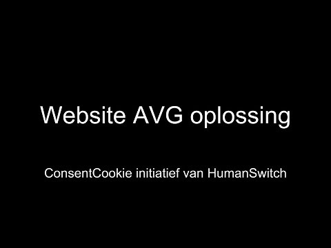 ConsentCookie website oplossing AVG