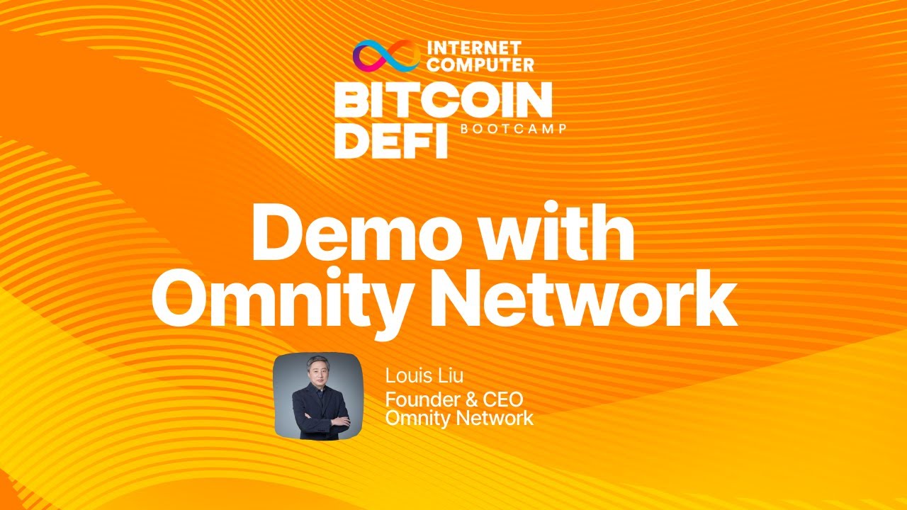 Demo with Omnity Network - Bitcoin DeFi Bootcamp by ICP