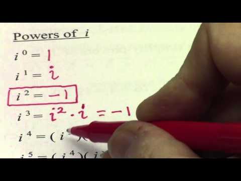 Working with Imaginary Numbers - Notes and Examples - Hernandez