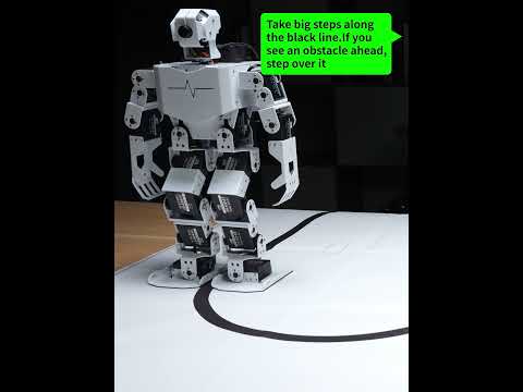 TonyPi + ChatGPT: Can This Robot Conquer the Black Line Challenge? 🤖🔥
