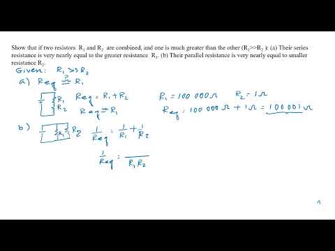PHYS2 - 20 Resistors in Series and Parallel