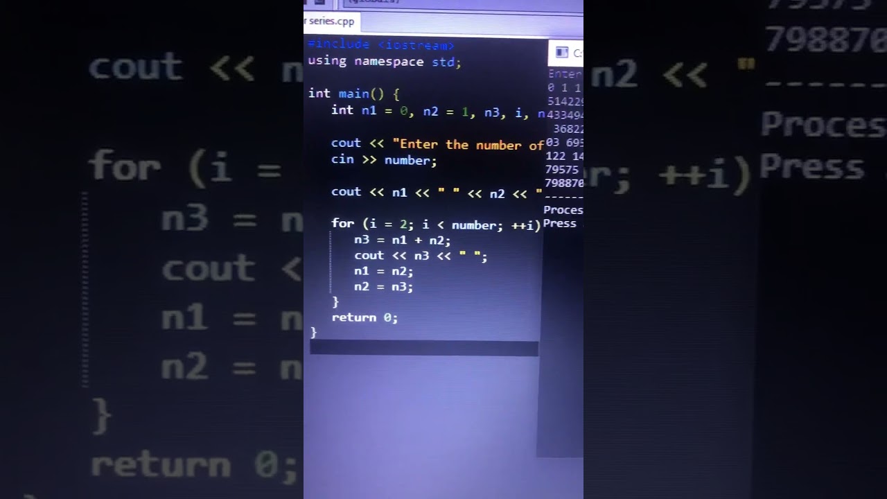 Series in c++ #coders #codinglife #codingninja #codemasters #codelife #code #coding #ytdaily #coder