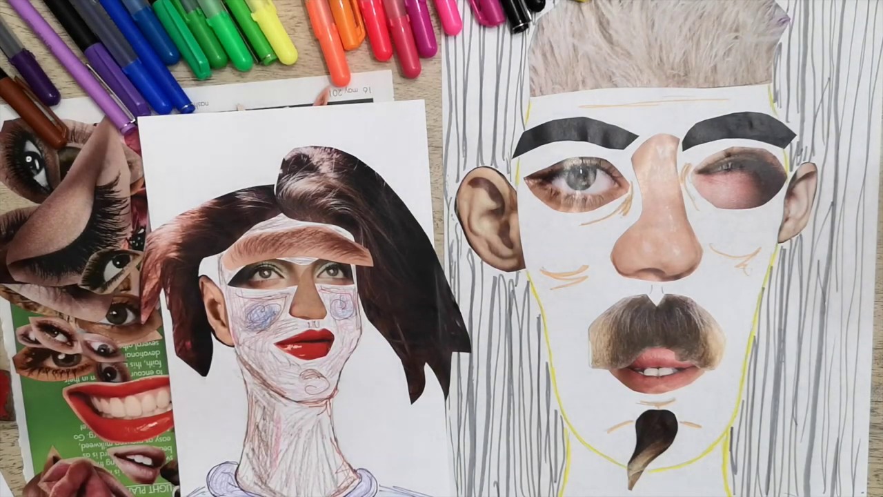 Picasso Collage Faces