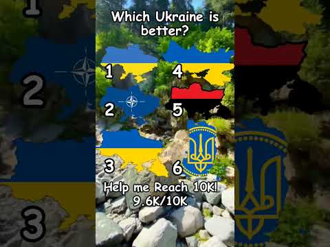 Which Ukraine is better? #countries #mapping #Ukraine #geography #flags #animation #fyp #shorts #UA
