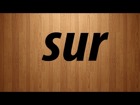 sur in French / sur French Pronunciation