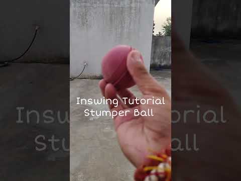 Inswing Tutorial from Stumper Ball| Gully cricketers must watch | #cricket #shorts