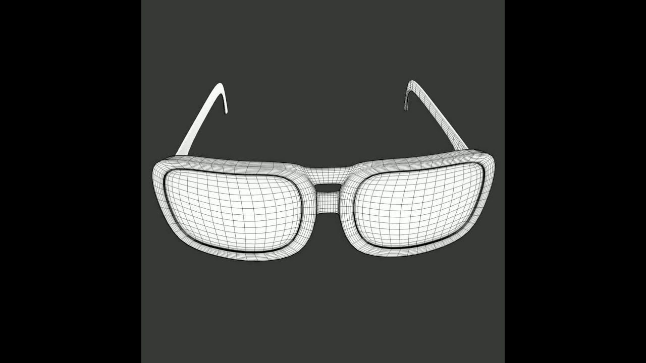 Glasses 3D model from CGTrader.com