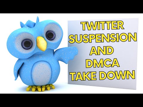 Twitter suspended account - Twitter appeal - DMCA Takedown - What happened and where I am now.
