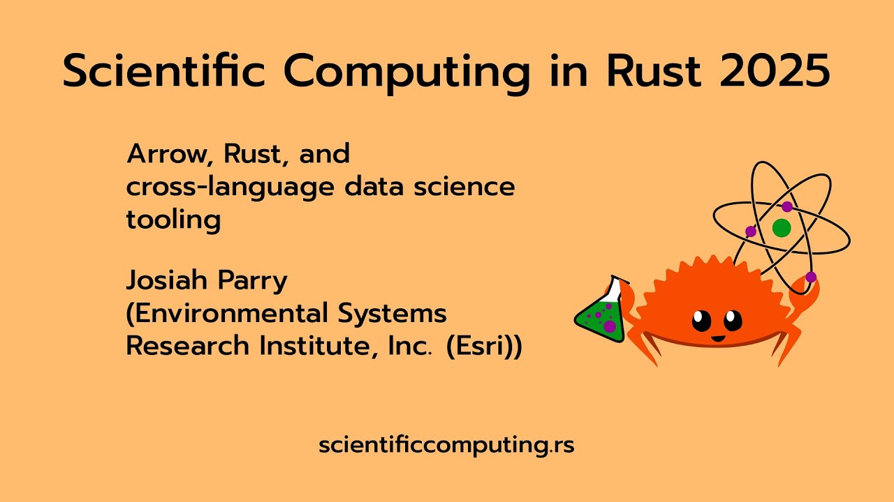 Josiah Parry - Arrow, Rust, and cross-language data science tooling