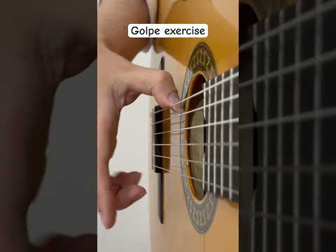 Golpe exercise by Yago Santos #rumba #guitar #flamenco #tutorial #fingerstyle #flamencoguitar