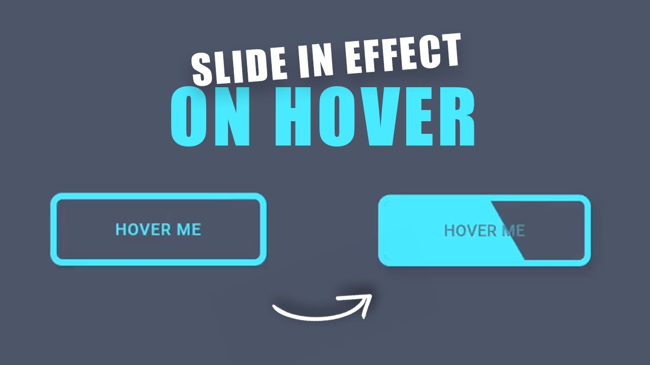 Button Slide to Right Effect on Hover using CSS