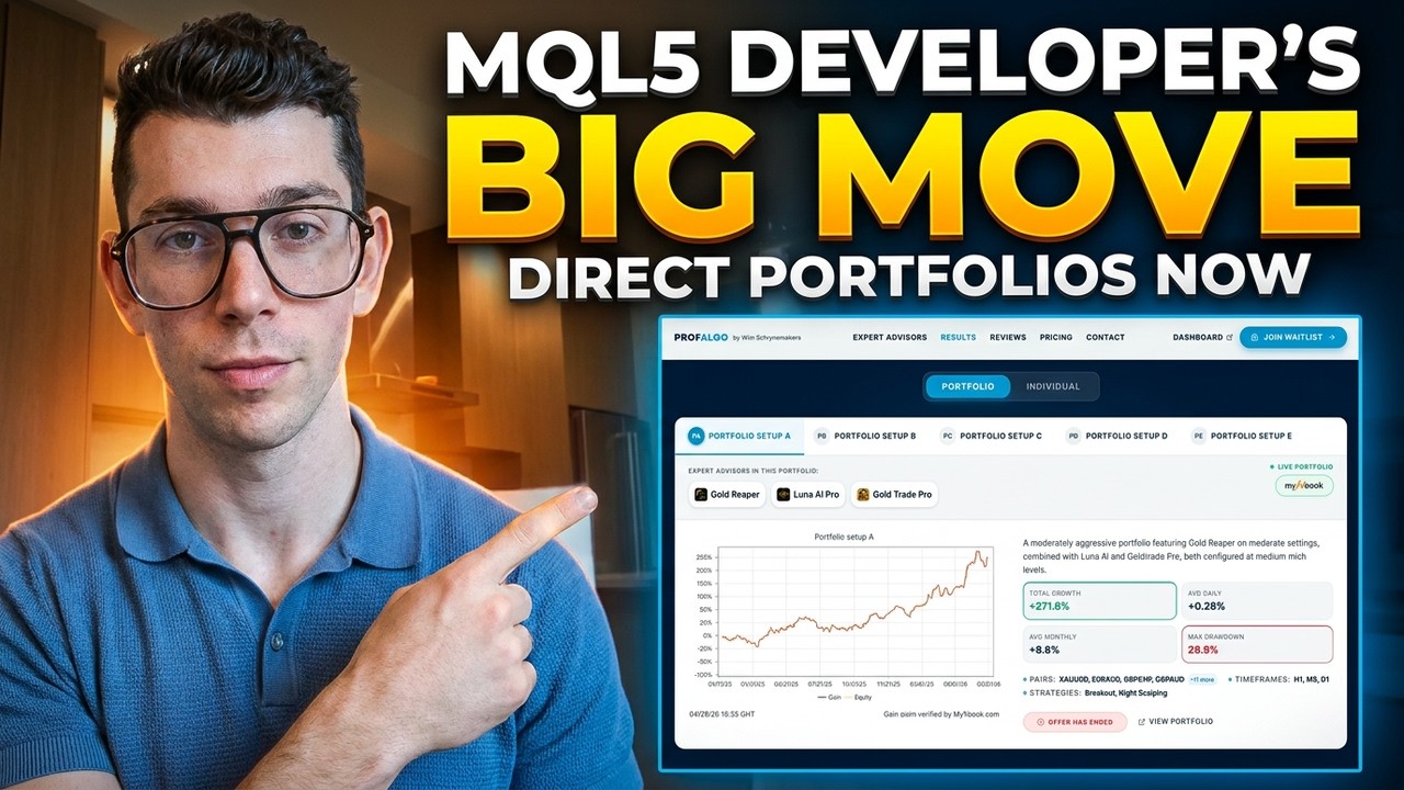 Top MQL5 Developer Now Selling Portfolios Directly | Wim's Big Move