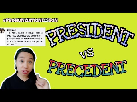 PRESIDENT vs PRECEDENT || A FOLLOWER'S CHOICE