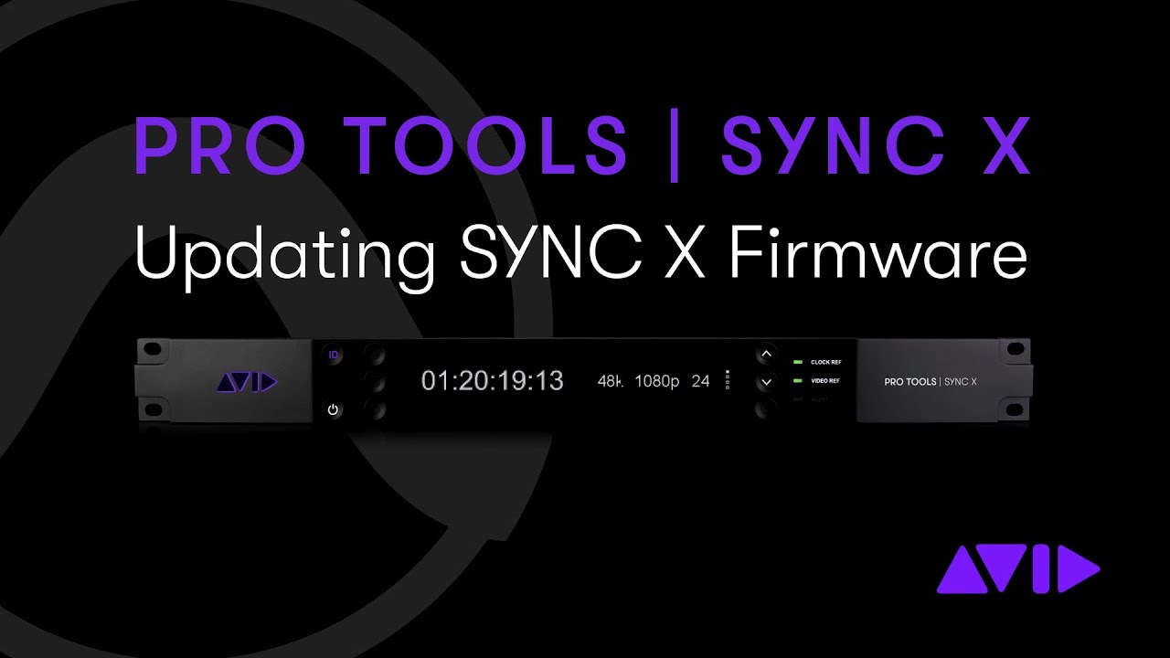 Pro Tools | Sync X - Updating Firmware