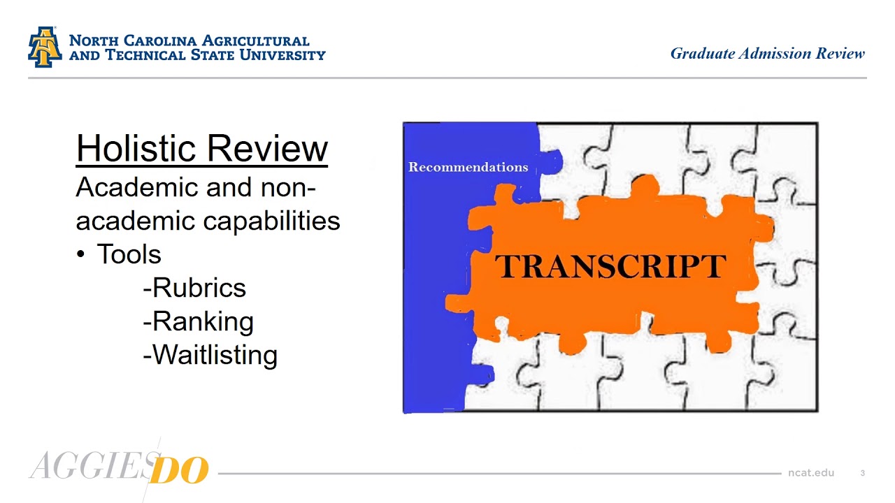 Graduate Admissions Process