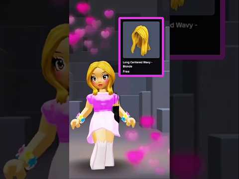 *HURRY* GET THIS LONG CENTERED WAVY HAIR NOW💕 #roblox #lavendercoco#shorts #robloxfreeitems#freehair
