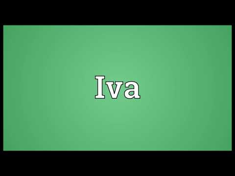 Iva Meaning