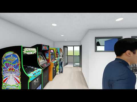 1107 S. Second (Round Balconies) Game Room