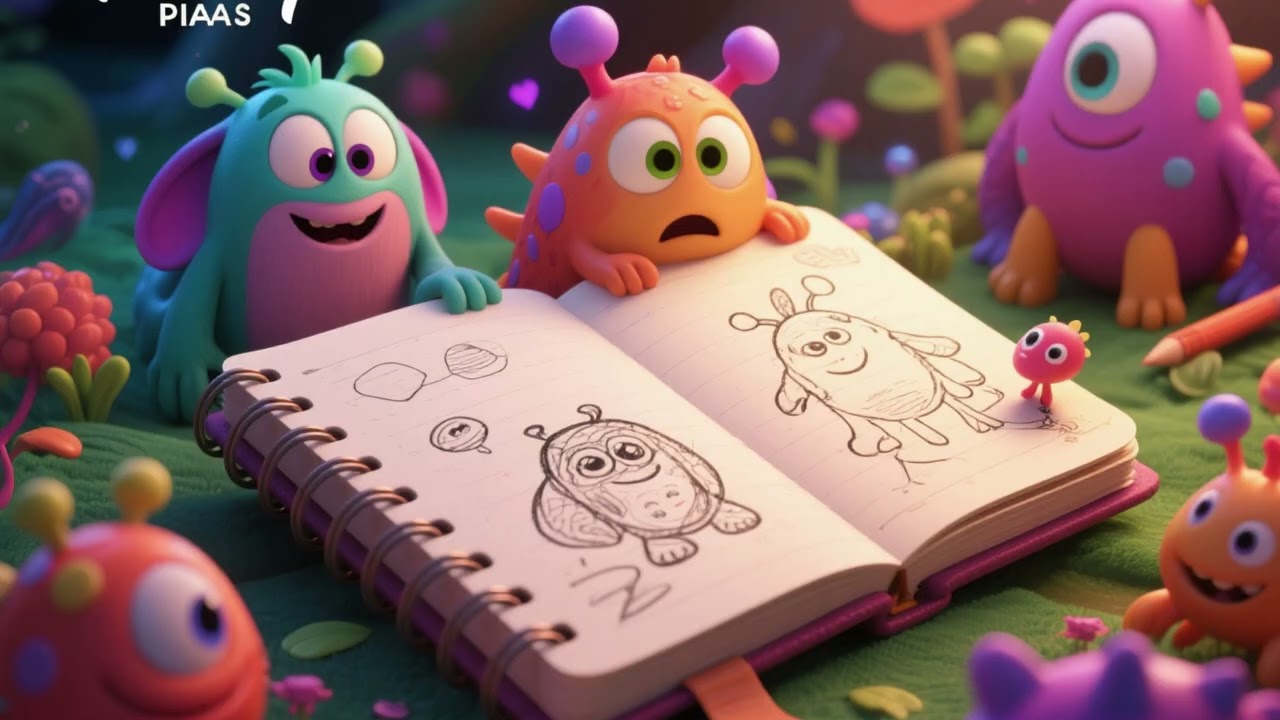 The Magic of the Empty Page  Turn Blanks into Brilliance! #EmptyNotebook #CreativeKids  #KidsArt