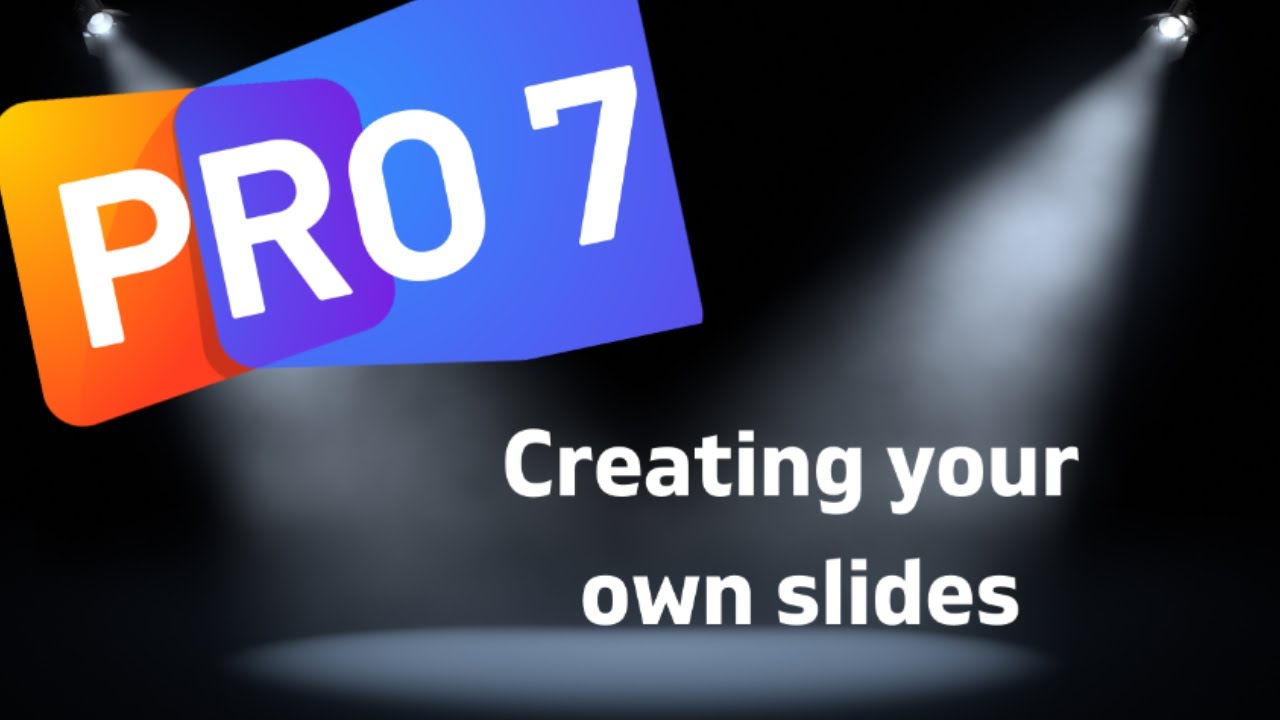 Propresenter 7 Tutorial - Creating your slides in propresenter