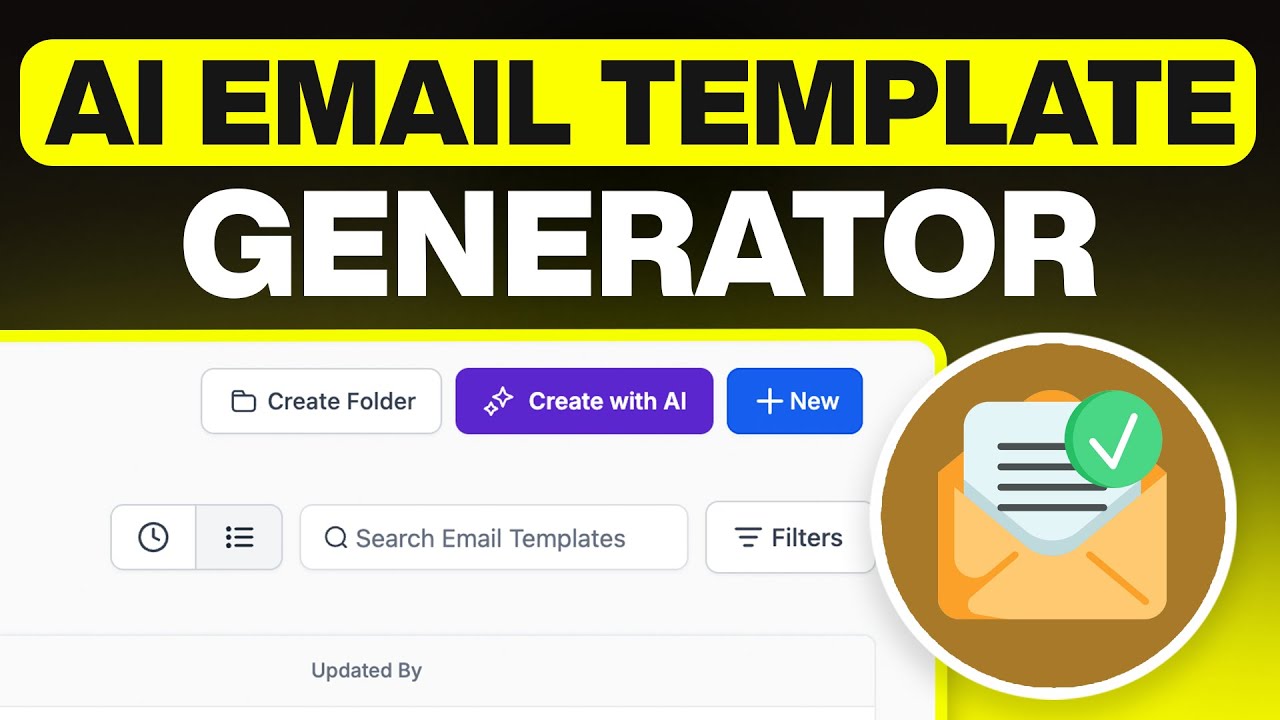 How to Generate Email Templates With AI (Email Template AI Builder)