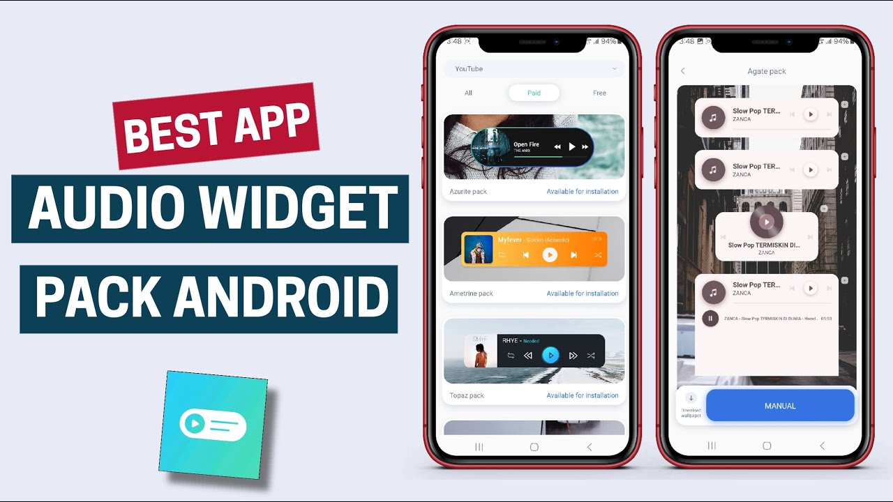 Best Audio Widget Pack app for Android
