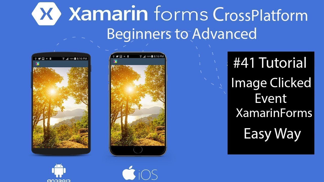 Xamarin Forms Image Click Event towards next Page [Tutorial 41]