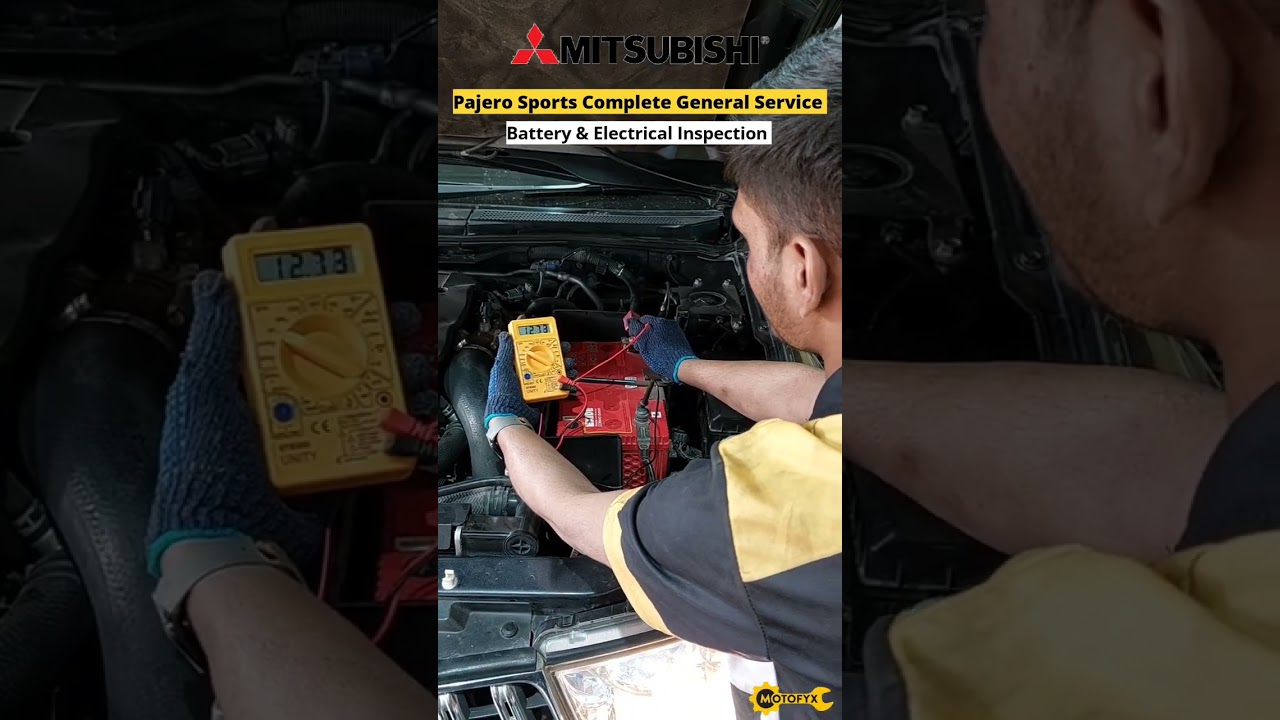 Mitsubishi Pajero Sports Full Service | Genuine Spares | Expert Technicians | MotoFyx #shorts
