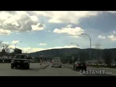 T-bone rollover in Kelowna