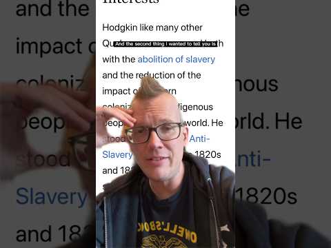 Who is Hodgkin of Hodgkin’s lymphoma?