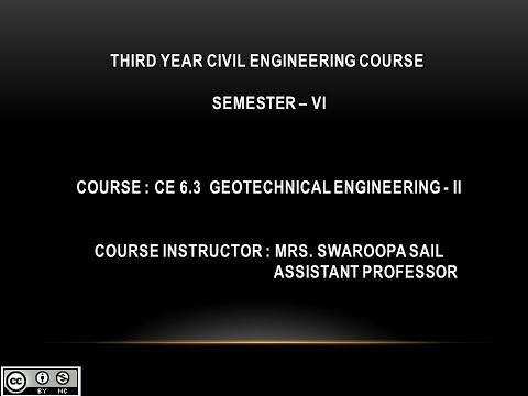 Lect 16 Stability of slopes Factor of safety