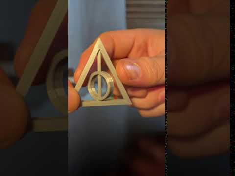 Download free STL file The Deathly Hallows - Spin • 3D printer design ...