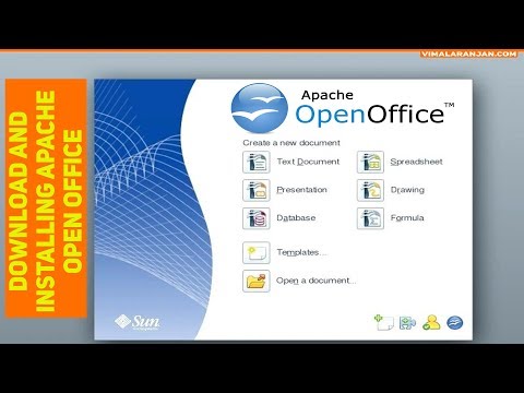 Open Office tutorial Download and Installing Apache Open Office