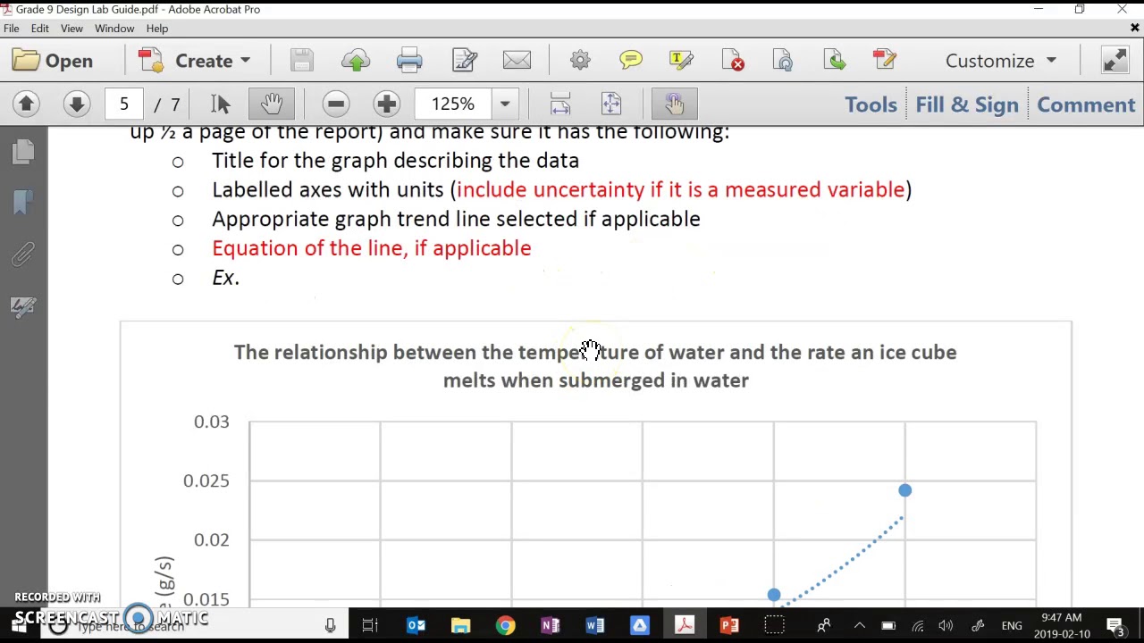 Grade 9 Lab Guide: Data Processing