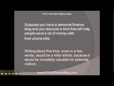 How To Increase Traffic To Blog - Never Before Seen (Killer Articles)