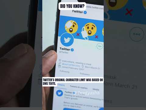 Twitter’s original character limit was based on SMS texts. #facts #shorts #twitter
