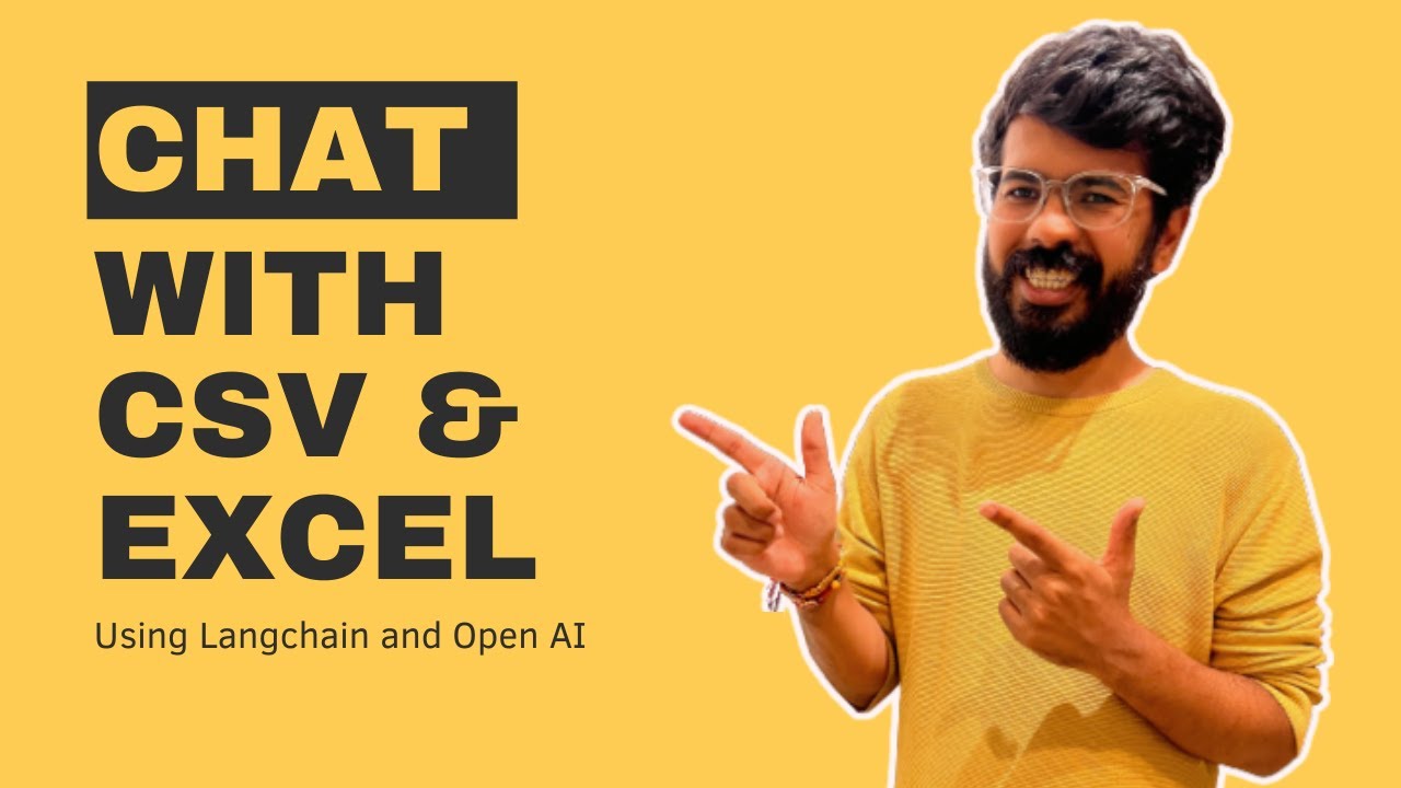 Chat with any CSV or Excel using langchain and Open AI | English