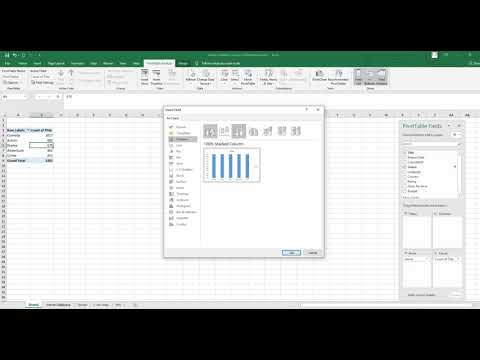 Learn Clustered Chart and Pie Chart In Pivot Table English - Mind Luster