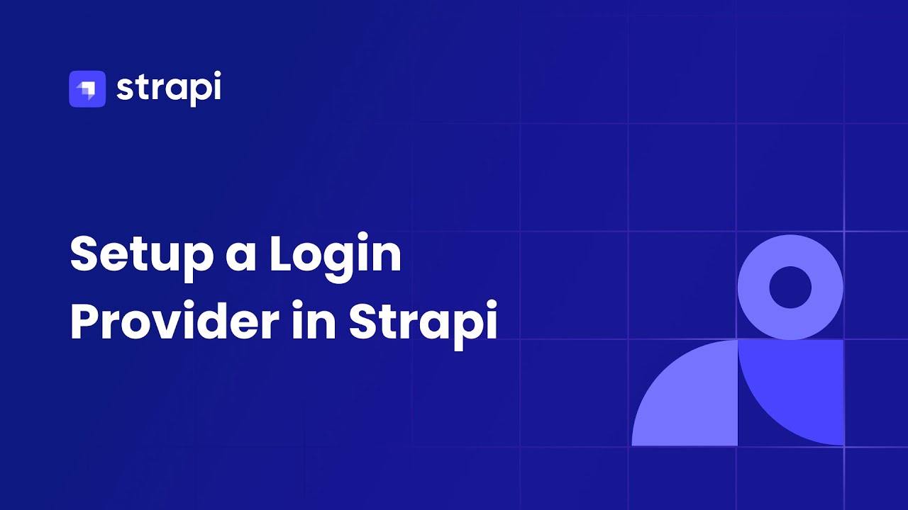 Setup a Login Provider in Strapi