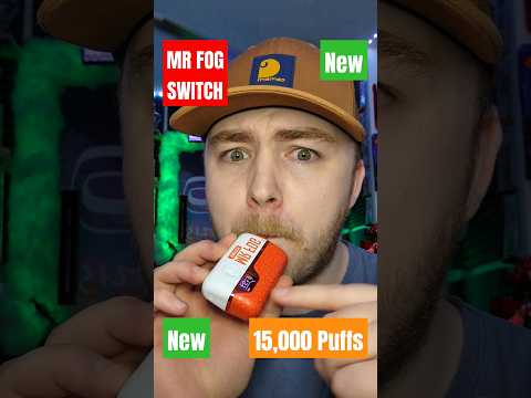 New Vape ! Mr Fog Switch 15,000 Puffs