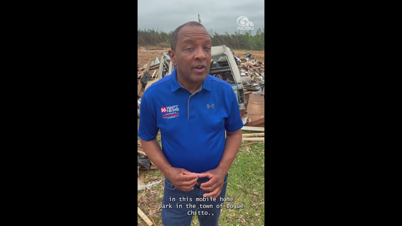 Here's a closer look at a destroyed mobile home park in Bogue Chitto, MS